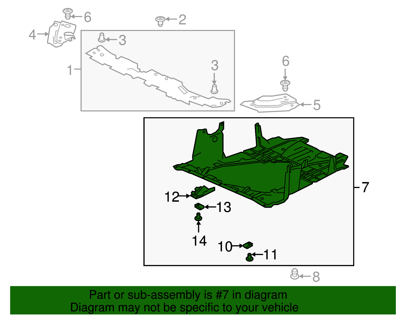 2018-2022 Honda Accord Lower Shield 74110-TVA-A00 | OEM Parts Online