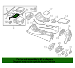 2017-2024 Mercedes-Benz Compartment Insert 213-689-02-00 | Mercedes ...