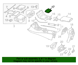 213-680-24-01 - Console Lid 2017-2023 Mercedes-Benz | Mercedes-Benz USA ...