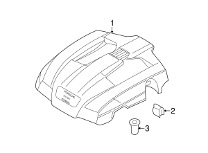 958-110-213-20 - Engine Cover 2011-2014 Porsche | AutoNation Parts