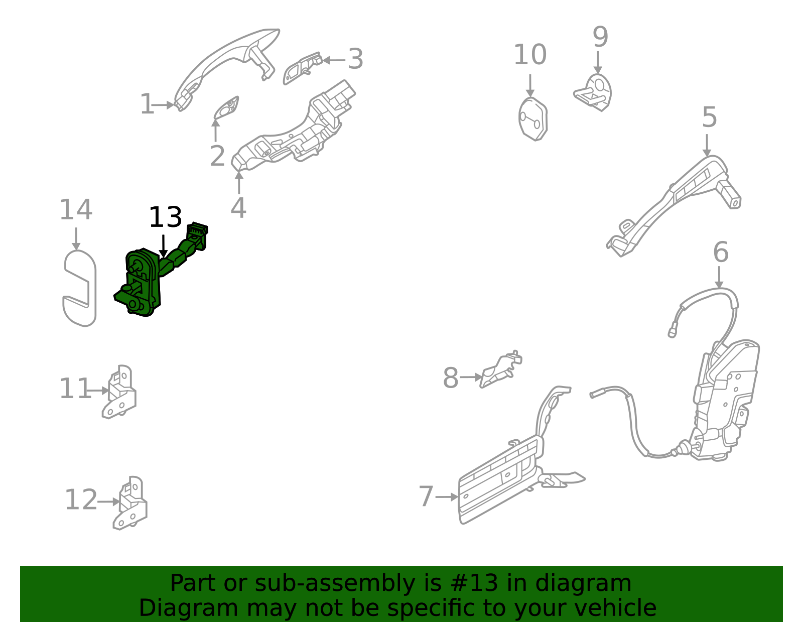 2022-2025 Genesis Door Check 77990-AR000 | World OEM Parts Hyundai