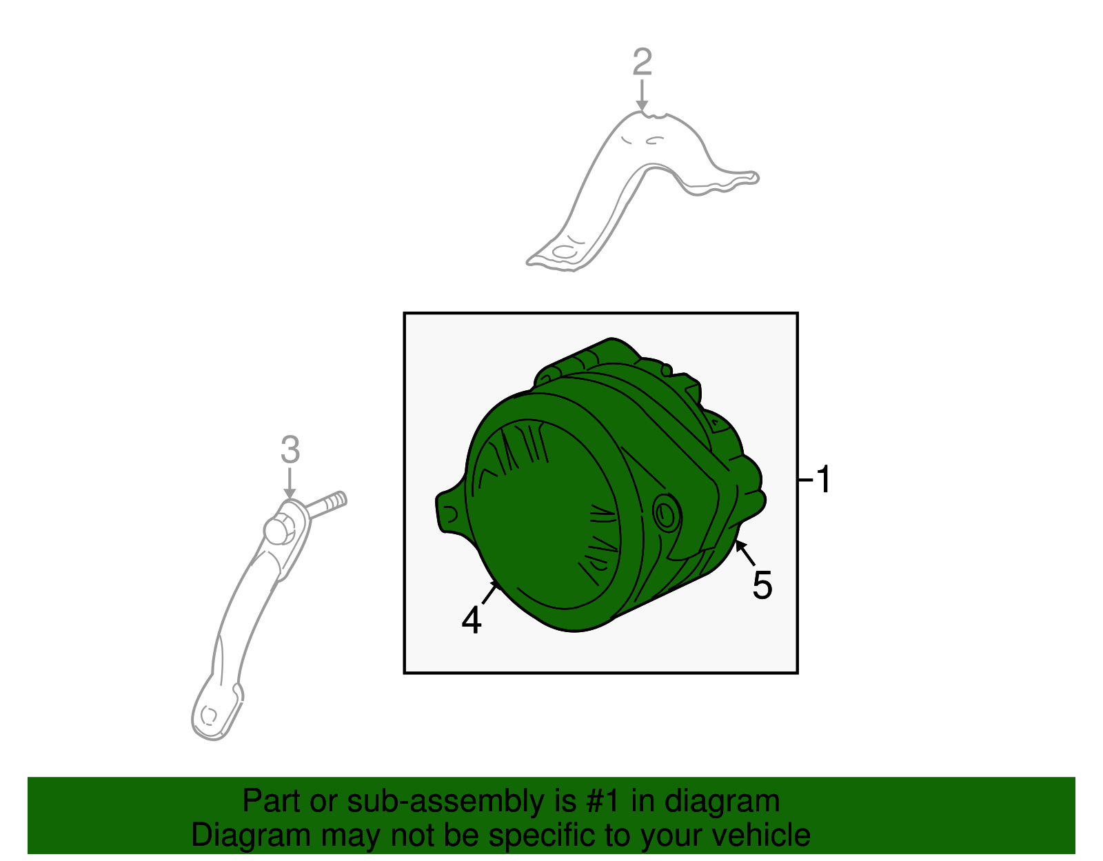 Genuine OEM Ford Part - Motorcraft™ Alternator GL-9835-RM | Genuine OEM ...
