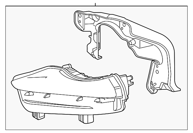81440-0E020 - Daytime Run Lamp - 2014-2016 Toyota Highlander ...