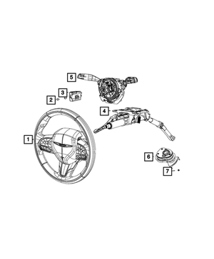 2015-2025 Mopar Hex Nut And Washer 6510416AA | Mopar eStore