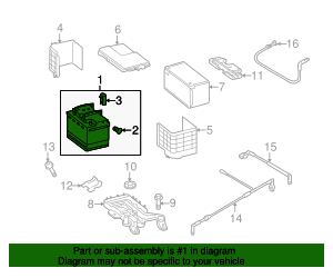 1995-2014 Volkswagen Battery 000-915-089-E-DSP | VW Direct Parts