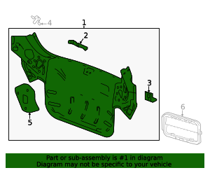 2022-2023 Chevrolet Bolt EUV Rear End Panel 42782740 GM | GMPartsDirect.com