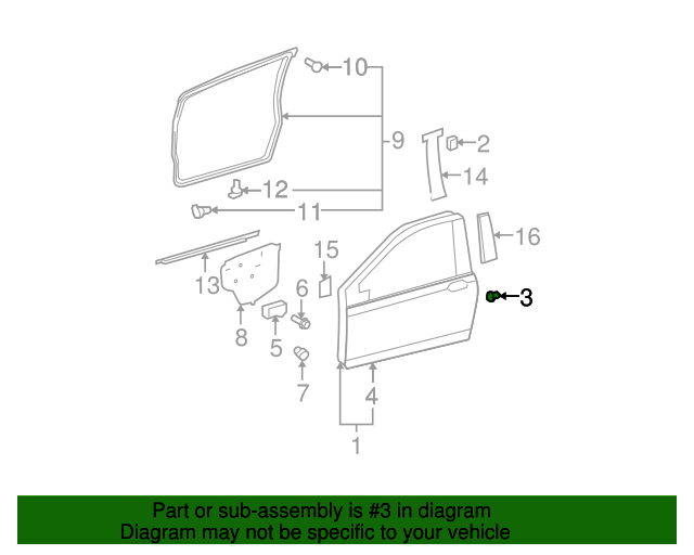 2000-2011 Toyota Floor Cross-Member Plug 90950-01753 | Toyota Parts