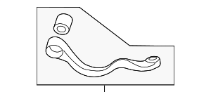 2003-2012 Land Rover Range Rover Upper Control Arm LR018344 ...