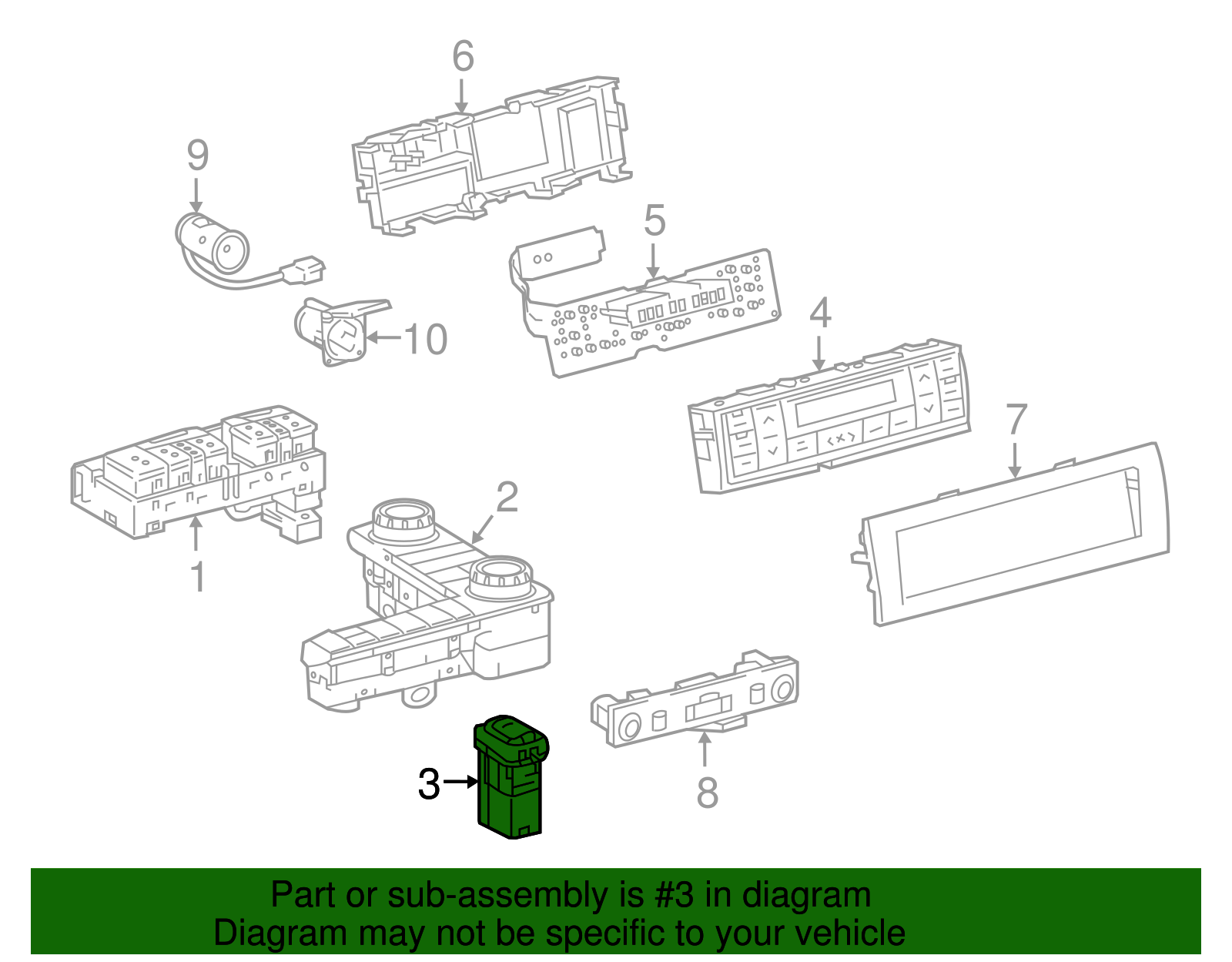 2016-2020 Toyota Land Cruiser Adapter 86190-60070 | Toyota Parts Center