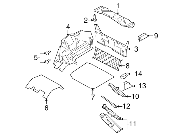 2005-2022 Ford Splash Shield Retainer N806113-S | OEM Parts Online