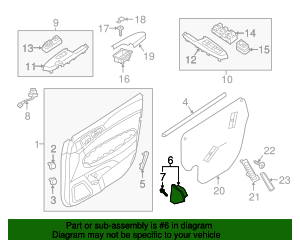 2017-2022 Kia Sportage Mirror Cover 87660-D9000 | OEM Parts Online