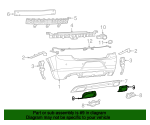 2015-2021 Dodge Charger Tailpipe Extension Bracket - Passenger Side (RH ...