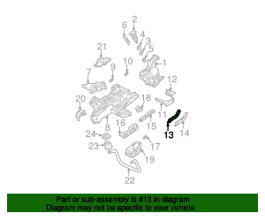 1989-2007 Ford Lock Lever - Passenger Side (RH) F2DZ-3B661-A ...