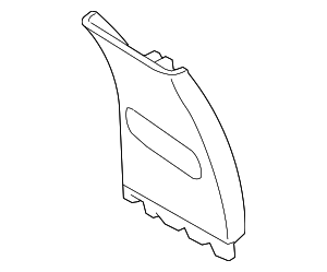 Genuine BMW 51-43-7-897-592 | Center Pillar Trim | FREE Shipping on ...