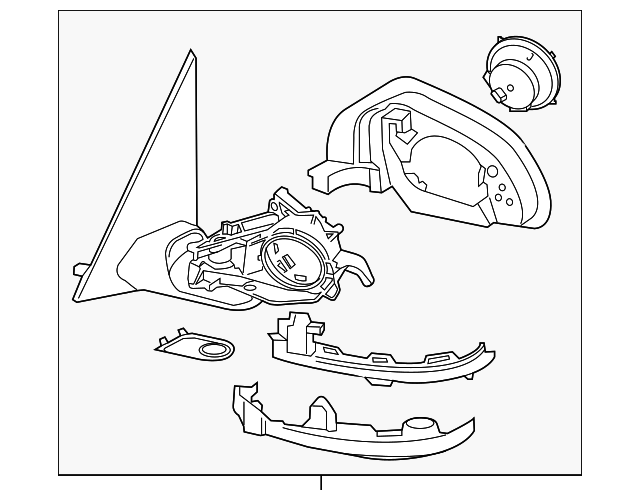 Genuine BMW 51-16-5-A3A-F02 | Mirror Assembly | FREE Shipping on Most ...