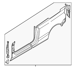 Audi OEM Uniside Panel Part# 8V7-810-076-TA | OEM Vehicle Parts