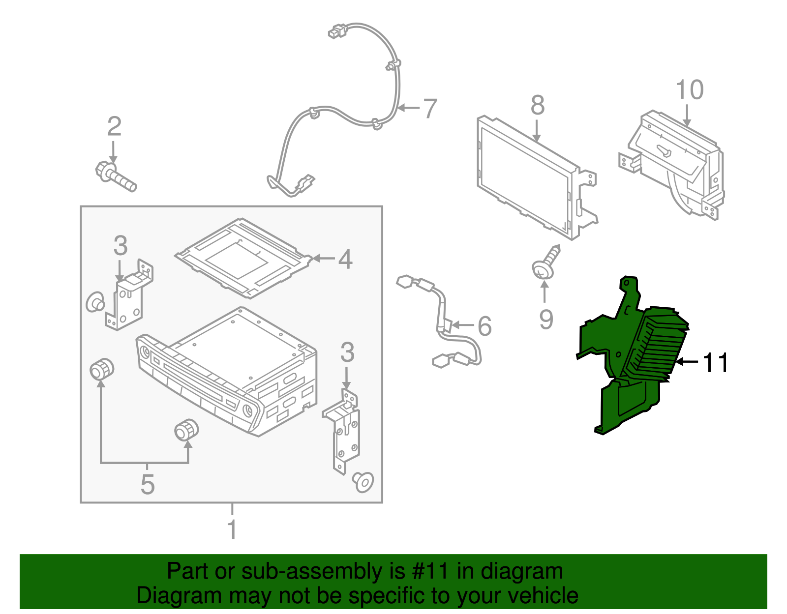 96370-B1050 - High-Quality Radio Amplifier for 2015-2017 Hyundai ...