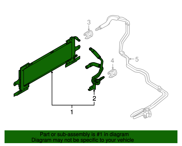 2011-2014 Ford Mustang Oil Cooler BR3Z-7A095-B | TascaParts.com