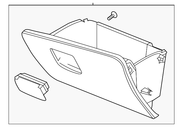 2018-2024 GM Jet Black Glove Box Door 84492268 | AutoNationParts.com