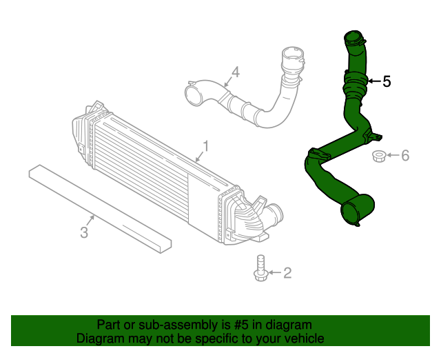 2016-2018 Ford Focus Air Duct G1FZ-6C646-A | TascaParts.com