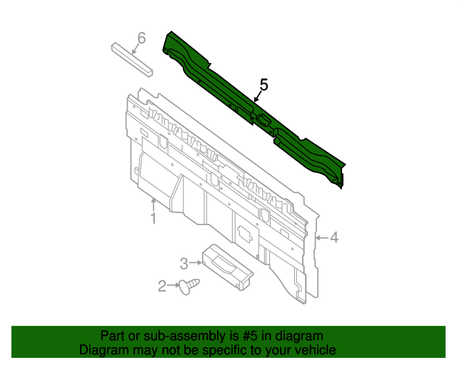 2005-2015 Nissan Titan Trim Plate 79911-8S500 | TascaParts.com