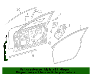 67865-62020 - Front Weather-Strip - 2021-2023 Toyota Mirai | OEM ...