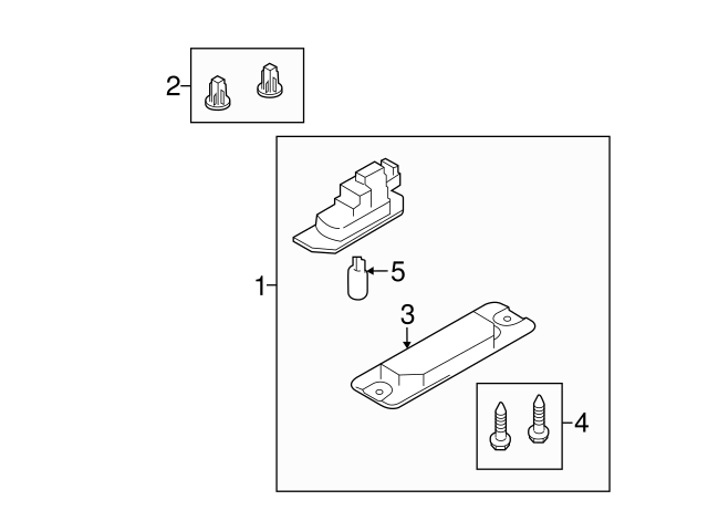 1991-2019 Infiniti License Lamp Grommet 01281-01121 | Infiniti of ...
