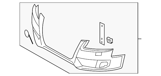 Genuine Audi 8T0-807-105-F-GRU | Bumper Cover | FREE Shipping on Most ...