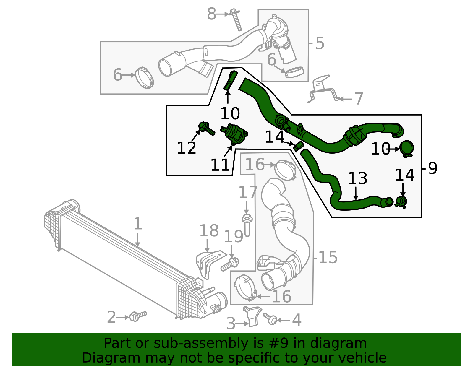 M1MZ-6F072-A - Rear Duct 2022-2025 Ford | Big 3 Auto Parts