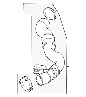 L1MZ-6F073-C - Inter-Cooler Hose 2020-2024 Ford | Big 3 Auto Parts