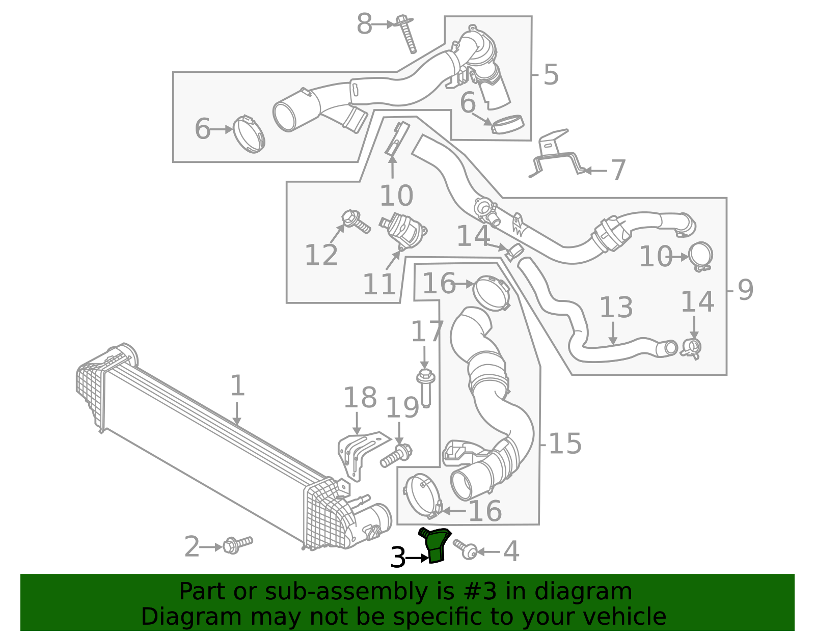 2021-2025 Ford Motorcraft™ Turbocharger Boost Sensor CX-2685 | QuirkParts