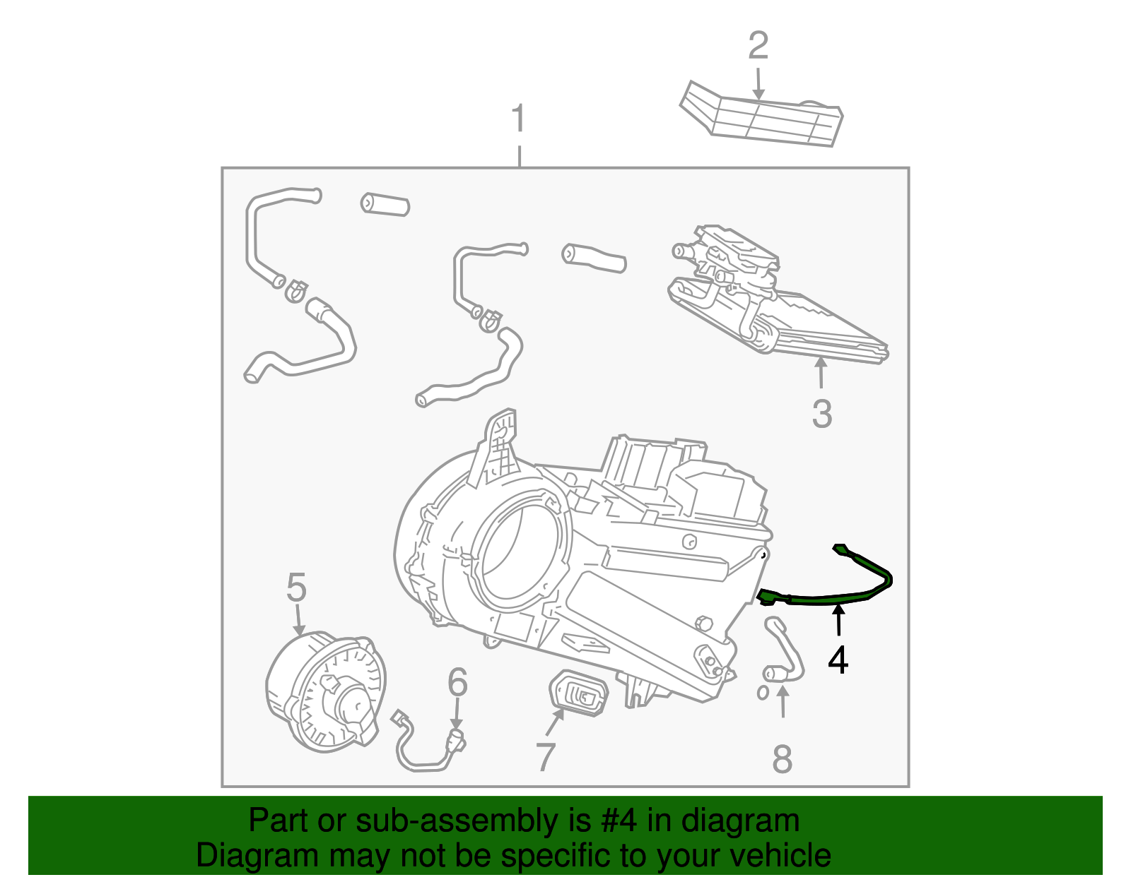 2000-2010 Toyota A/C Evaporator Temperature Sensor 88625-0C010 | Toyota ...