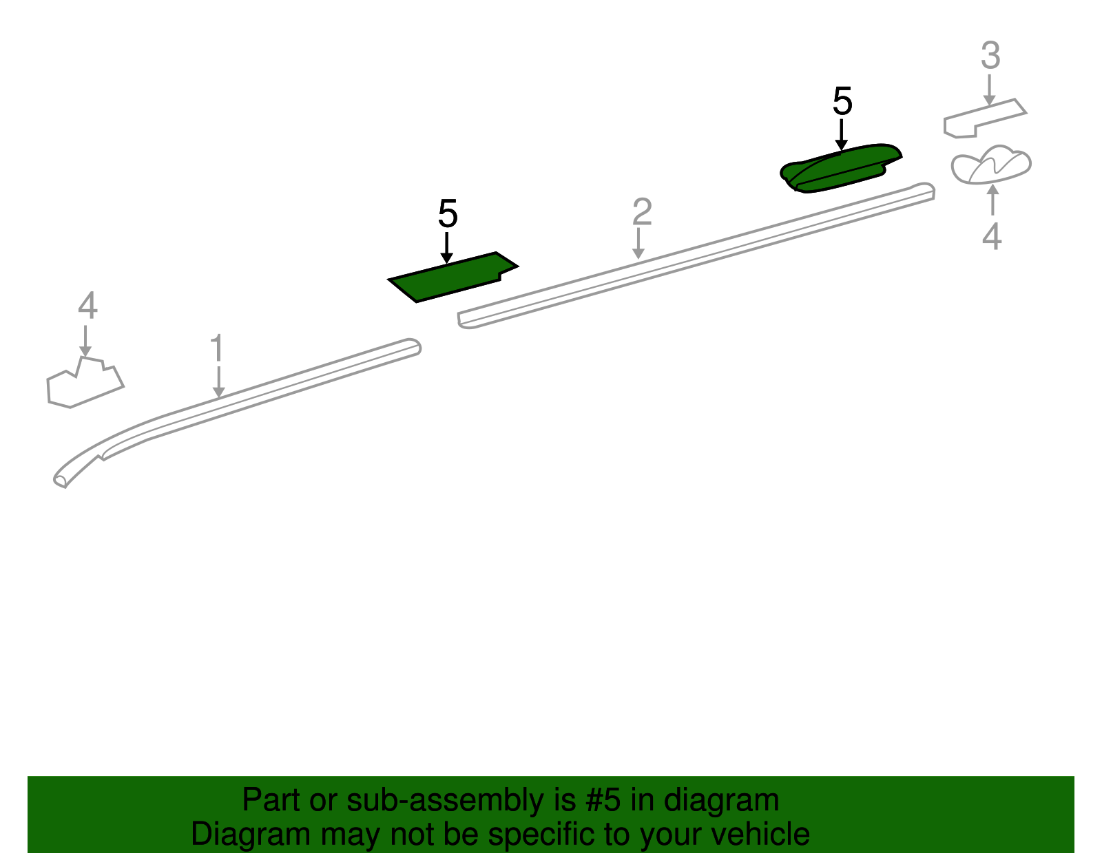 2007-2024 Toyota 2007-2024 Toyota - Drip Molding Joint Cover 75596 ...
