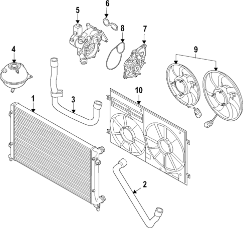 Cooling System for 2018 Audi A3 | OEM Parts Online