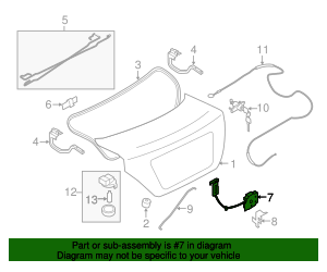 84630-3AN0A - Lock 2012-2019 Nissan | Nissan Parts & Accessories Online