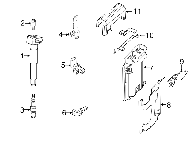 2011-2018 Porsche Knock Sensor 958-606-121-21 | OEM Parts Online
