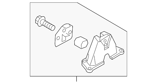 45211-3D000 - Automatic Transmission Mount Bracket 2011-2016 Kia Optima ...