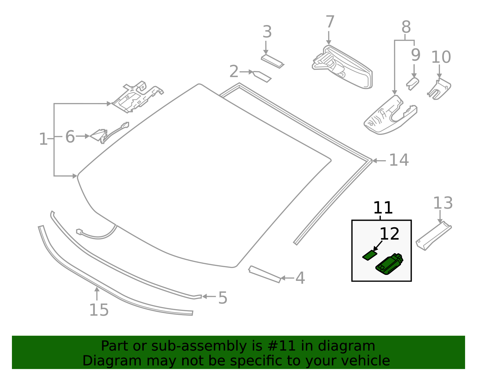 2019-2024 Toyota Rain Sensor 89941-42020 | Toyota Parts Center