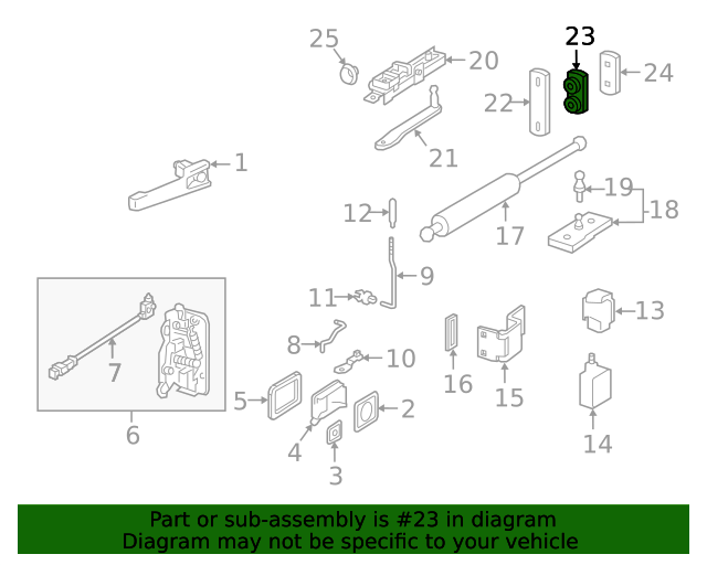 463-740-00-03 - End Plate 2002-2021 Mercedes-Benz | Mercedes-Benz USA Parts