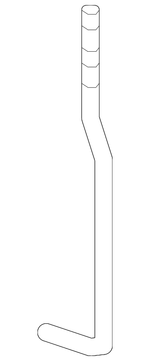 463-743-00-88 - Lock Rod 2002-2018 Mercedes-Benz | Mercedes-Benz USA Parts