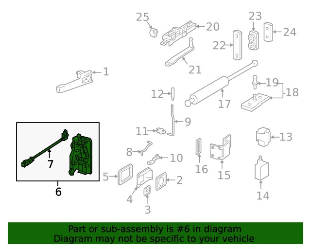 2002-2012 Mercedes-Benz Door Latch Assembly 463-740-04-35 ...