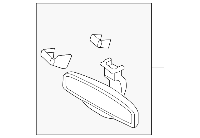 2006-2012 Hyundai Mirror Inside 85101-0A200 | OEM Parts Online