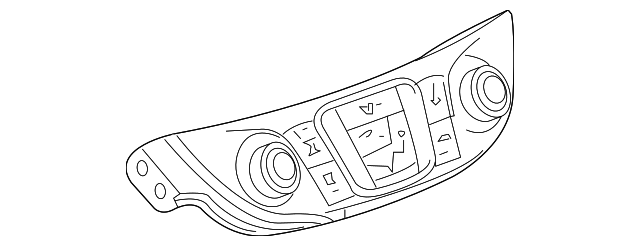 2016-2024 GM Heater and Air Conditioning Remote Control 84579083 GM ...