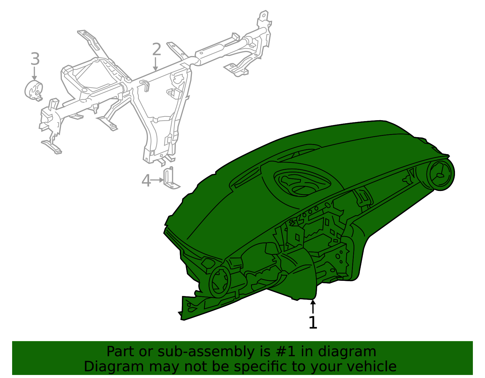 51-45-9-629-885 - High-Quality Dashboard Panel for 2022-2024 Mini Cooper | AutoNation Parts