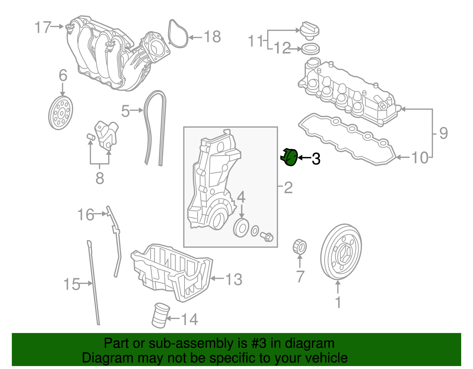 12513-P72-003 - Timing Cover Plug 2003-2022 Honda | Honda Parts Online
