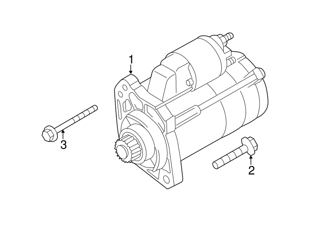 06E-911-024-AX - Starter Motor 2013-2018 Audi | AutoNationParts.com