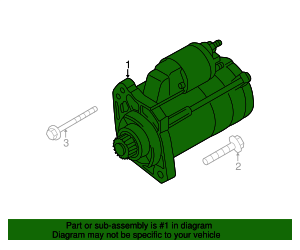 2008-2018 Audi Starter Motor 079-911-021-GX | OEM Parts Online
