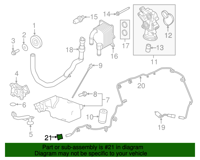 Genuine OEM Ford Part - Connector F2GZ-14A003-C | Genuine OEM Ford ...