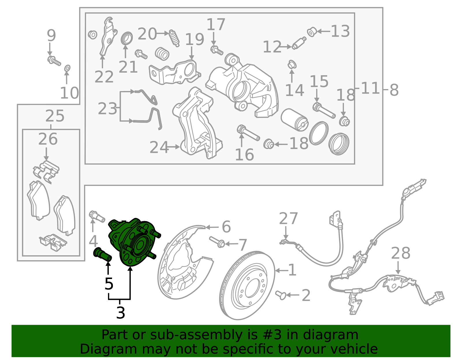 52730-G3AA0 - Hub & Bearing - 2018-2021 Hyundai | Joseph Airport Hyundai
