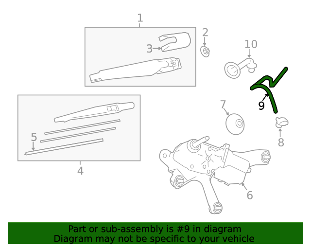 90068-33336 - Washer Hose 2019-2024 Toyota | North Park Toyota Parts